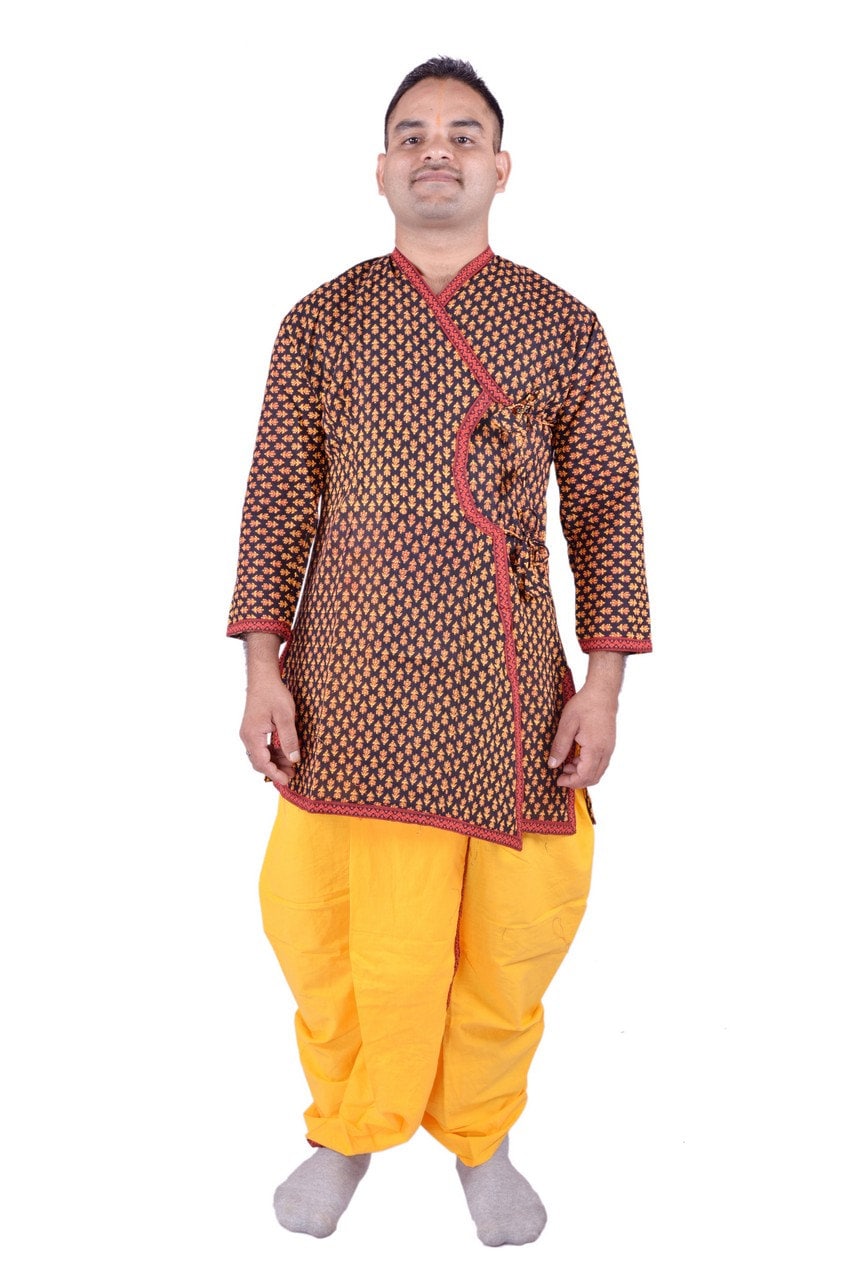 Indian Traditional Ethnic Mens Cotton Dhoti Kurta Suits Royal | Etsy