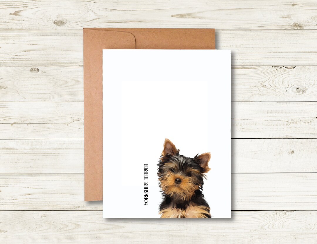 Yorkshire Terrier Note Cards: Dog Lover Gift Set - Etsy