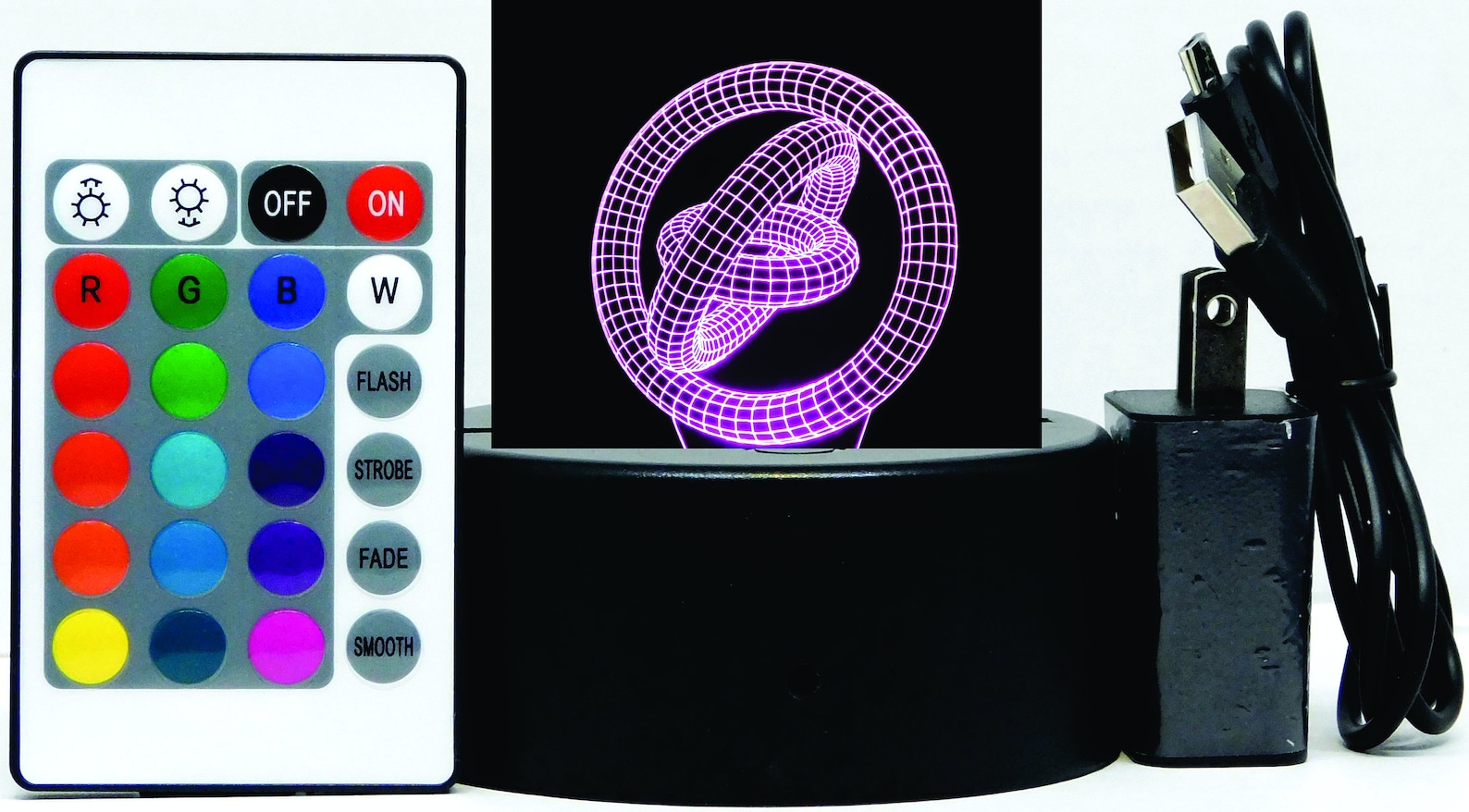 Gyroscope 3-D Optical Illusion Table or Night Lamp - Etsy