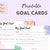 Goal Setting Card | Goal Tracker | Goal Card Printable Goal Card ...