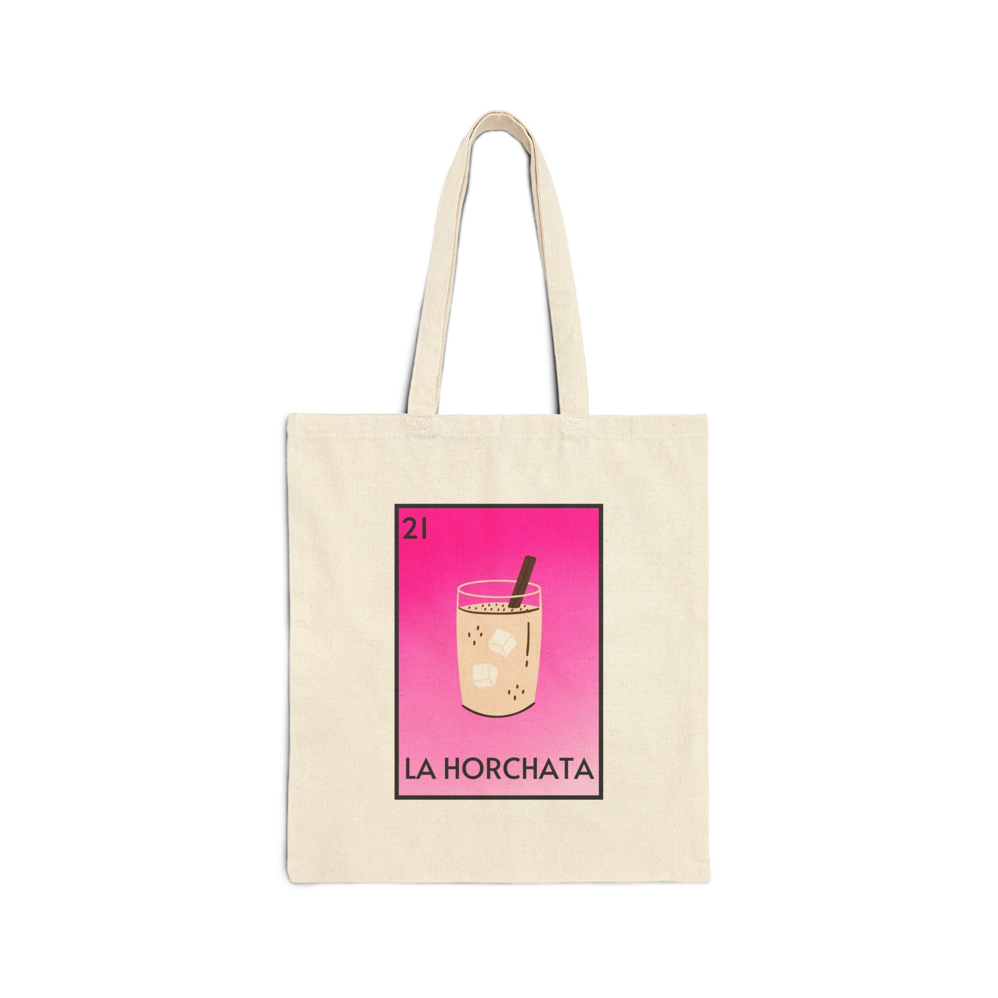 La Horchata Cotton Canvas Tote Bag Loteria Mexican Drinks Agua Fresca ...