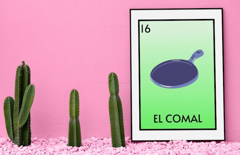 El Comal Print Loteria Mexican Kitchen Spanish Loteria Card Instant ...