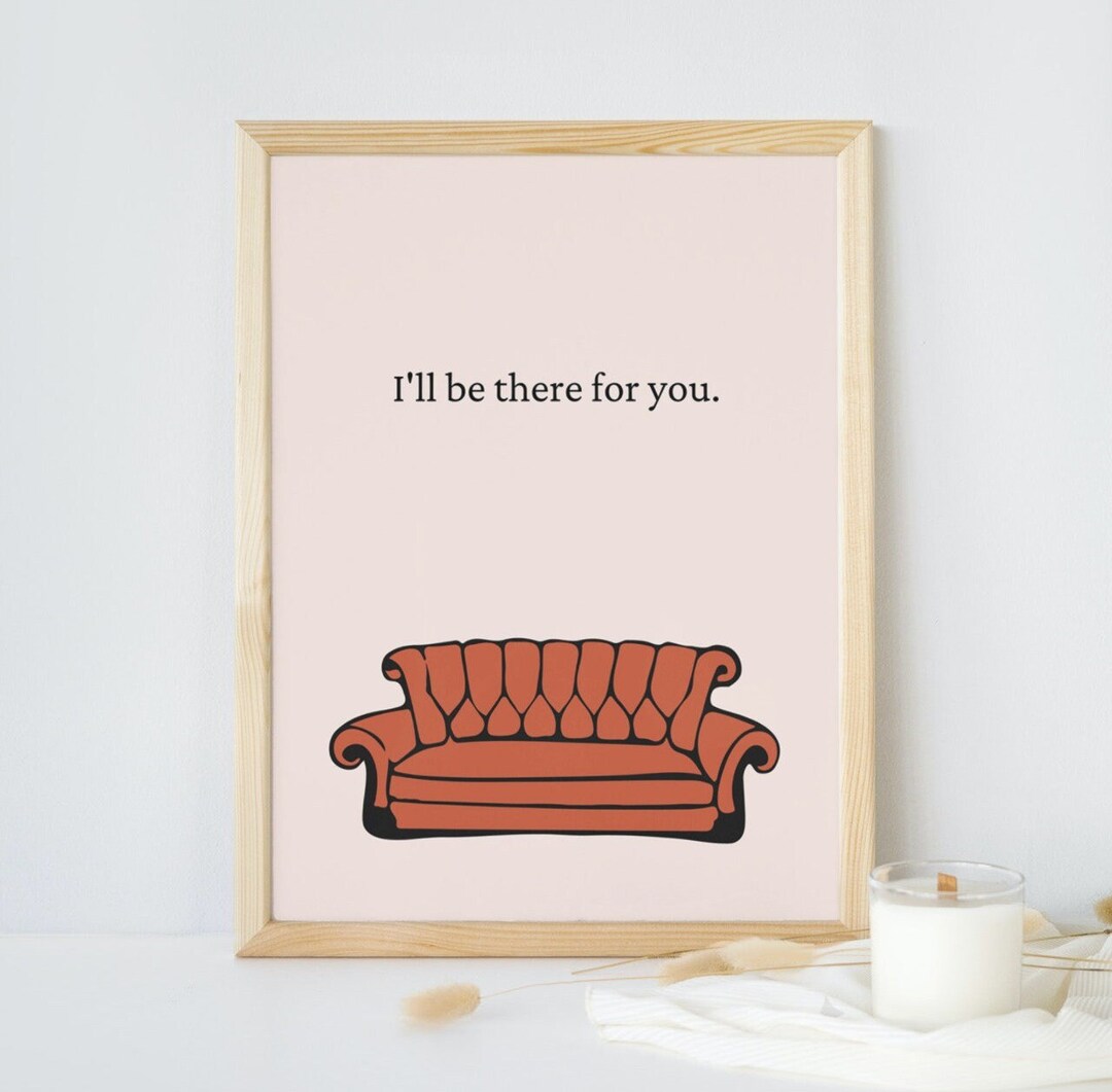 SET of 7 | Friends Quotes | Printable Wall Art | Friends Posters ...