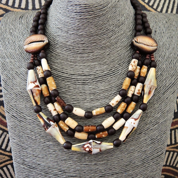 Tribal Bone Necklace - Etsy