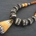 Batik Bone Necklace Tribal Shells Luxury Vintage Couture Jewelry Heavy ...