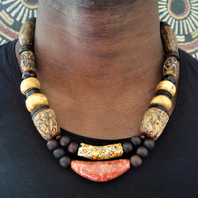African Jewelry for Men - Etsy