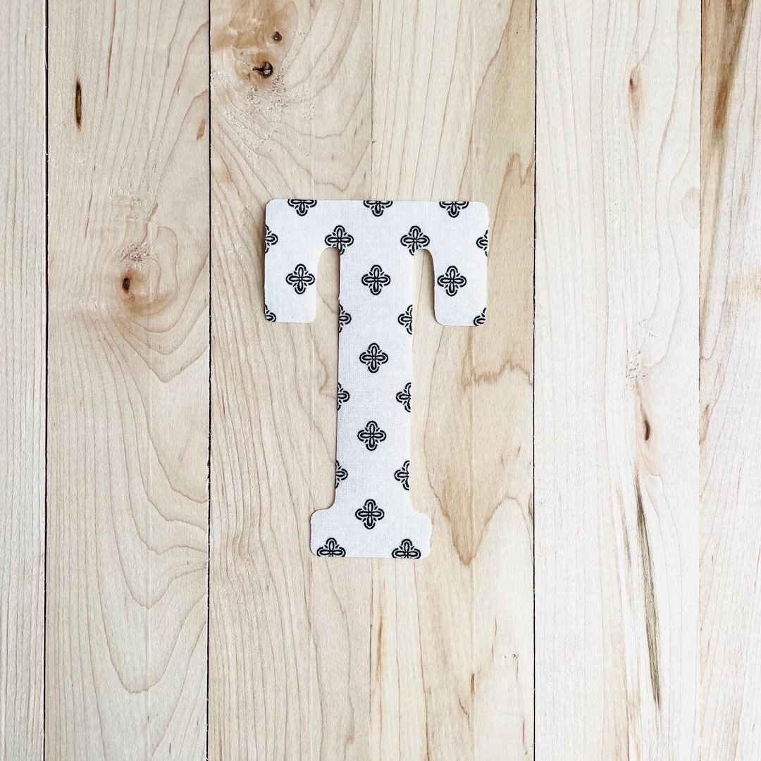 Fabric Letters Iron on Fabric Alphabet Fabric Letter Cut Out Quilting ...