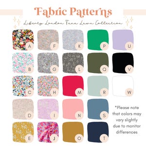 Iron on Fabric Name Applique Floral Fabric Name for Iron on Iron on ...