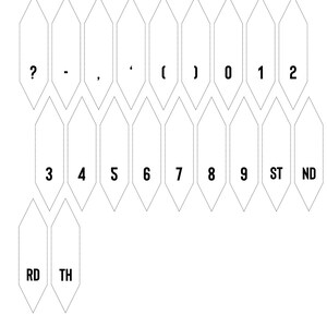 Cake Topper Printable Bunting Banner for Party Decor Mini Flag Banner ...