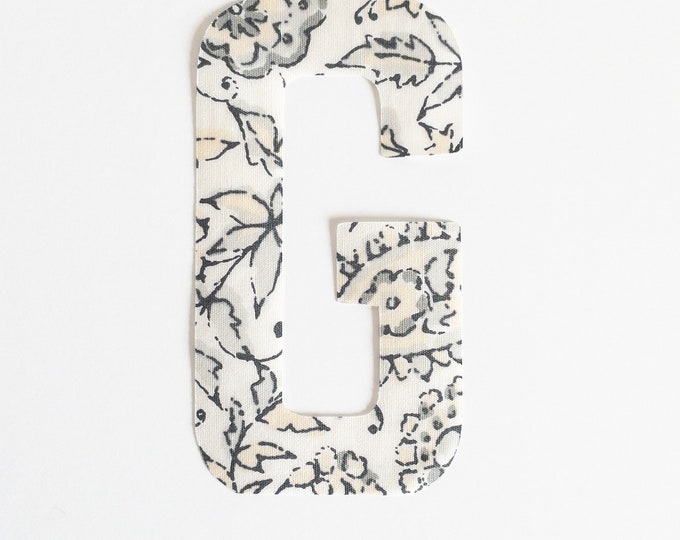 Iron on Fabric Name Applique Floral Fabric Name for Iron on Iron on ...