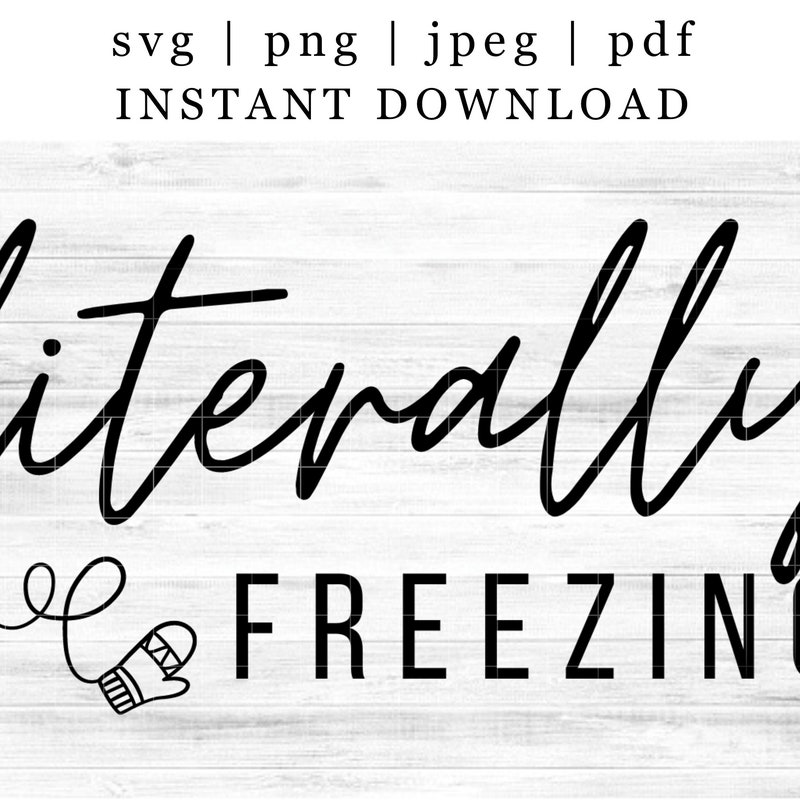 Freezing Svg - Etsy