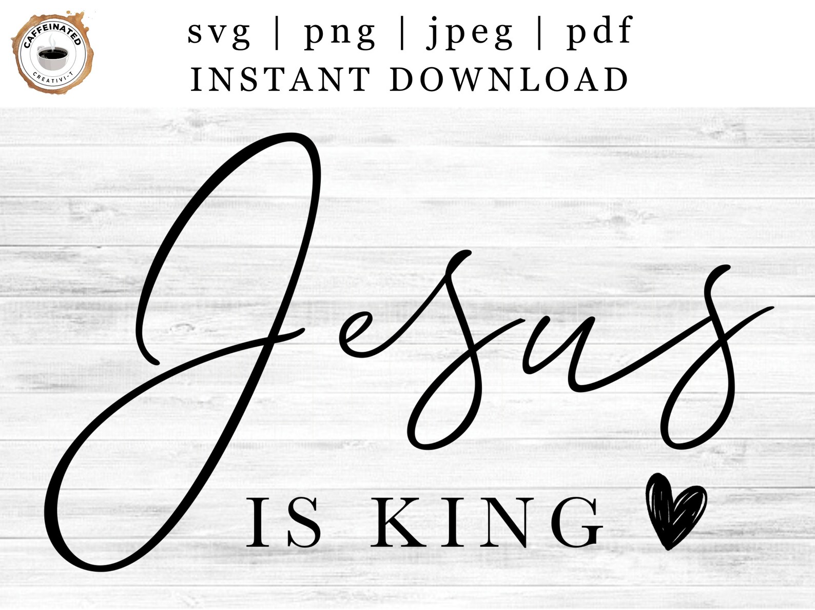 Jesus is King Svg, Easter SVG, Christian Svg, Jesus Svg, Scripture Svg ...