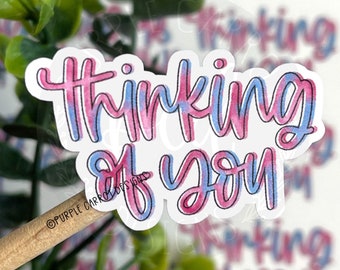 Stickers Thinking of You - Etsy