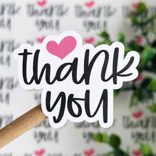 Handmade With Love Sticker Handmade With Love Heart Sticker - Etsy