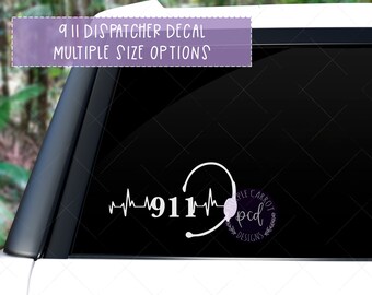 911 dispatcher decal | Etsy
