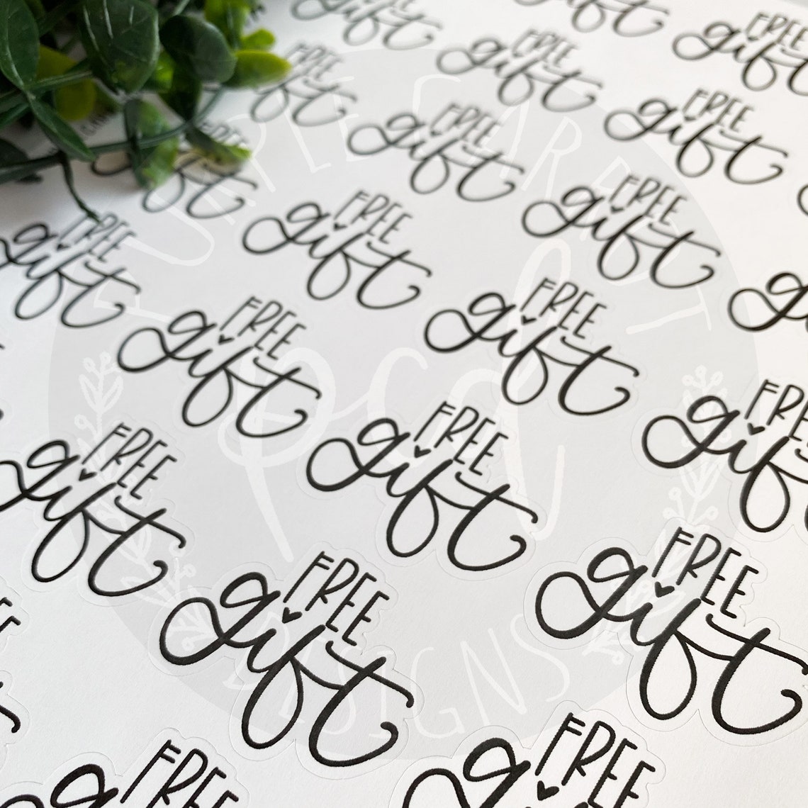 Free Gift Sticker© Freebie Sticker Free Prize Sticker | Etsy