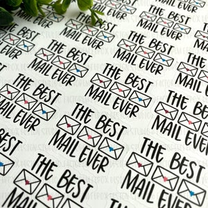 The Best Mail Ever Envelopes Sticker©, Mail Day, Etsy Stickers ...