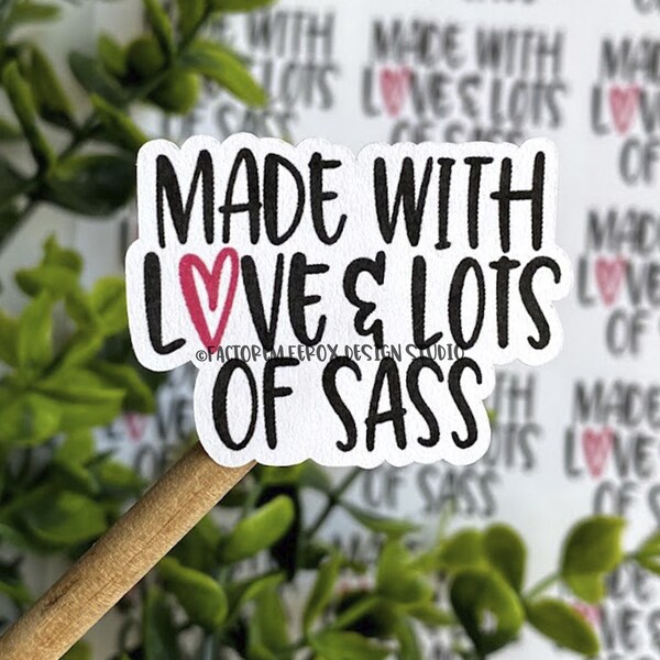 Sass Sticker - Etsy