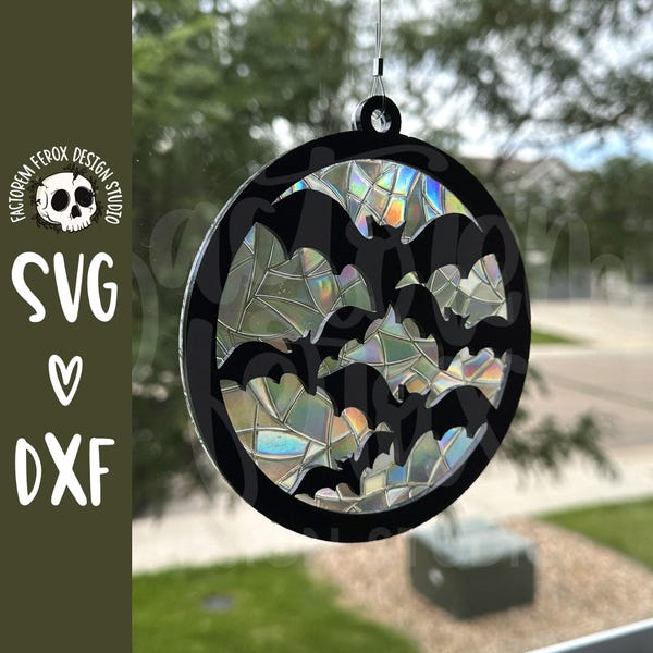 Bat Suncatcher - Etsy