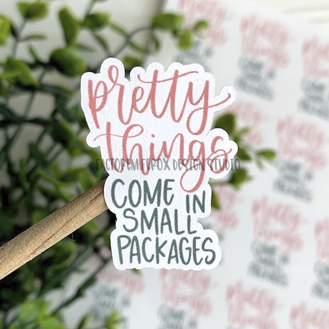 Pretty Things Stickers©, Packaging Sticker, Etsy Sticker, Shipping ...