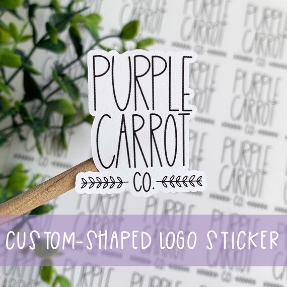 Custom Sticker Shape Logo Sticker Custom Logo Sticker Logo | Etsy