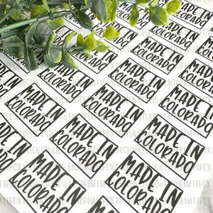 Made in Sticker State Sticker Homemade Sticker Etsy - Etsy