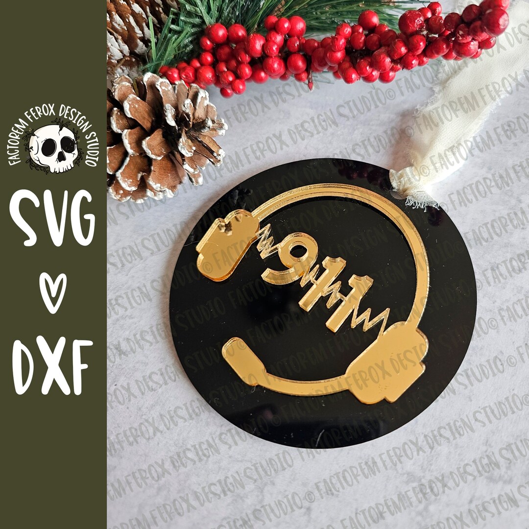 Emergency Dispatcher Ornament Laser SVG Files ©, Commercial Use ...
