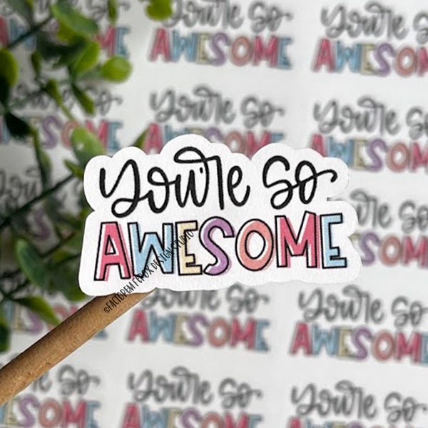 Awesome Stickers - Etsy