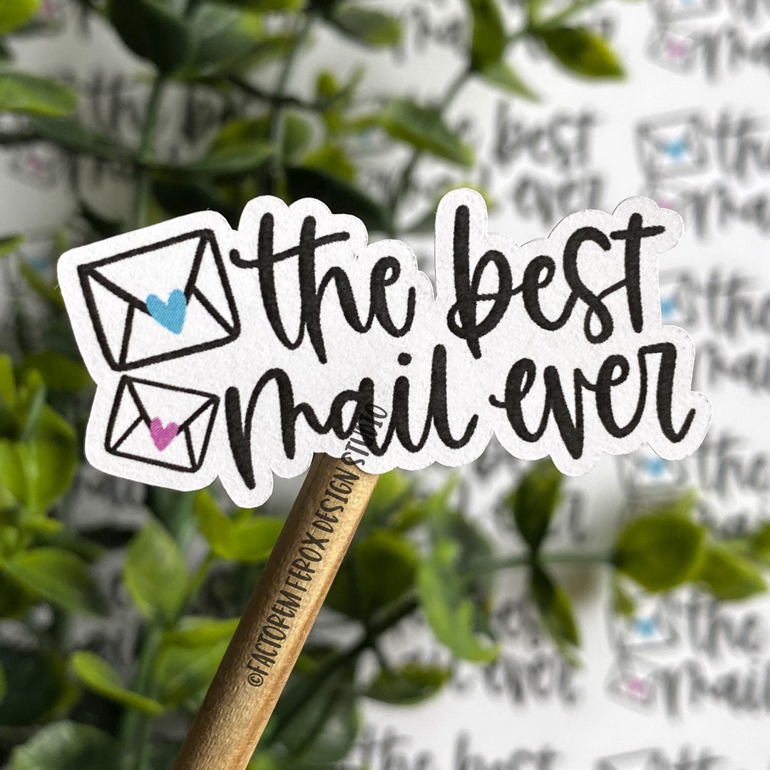 Best Mail Ever Double Envelope Sticker©, Best Mail Ever Sticker ...