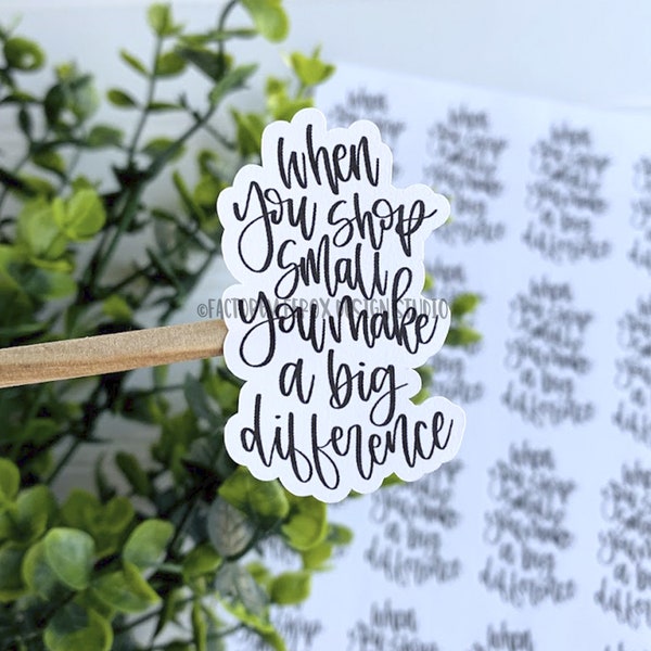 You Make a Difference Stickers - Etsy