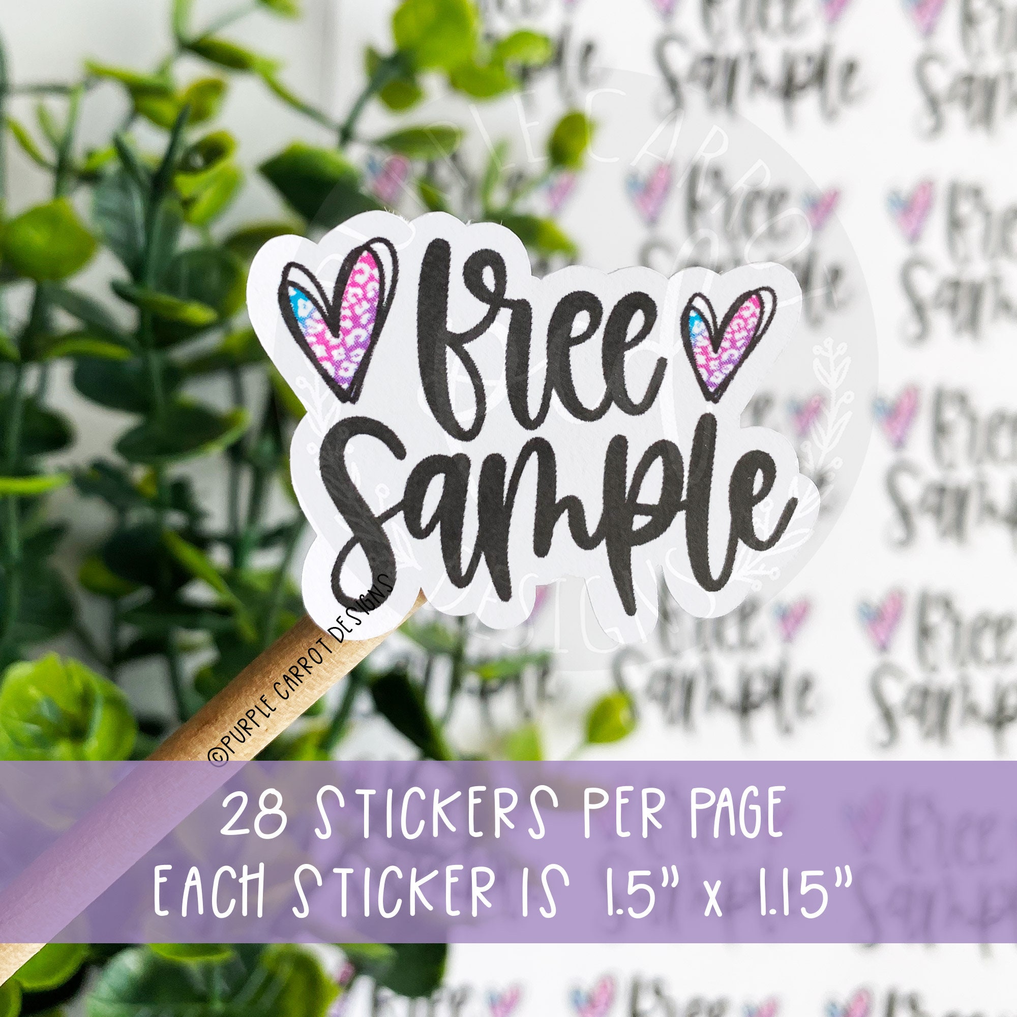 Free Sample Sticker© Sample Label Free Gift Freebie | Etsy