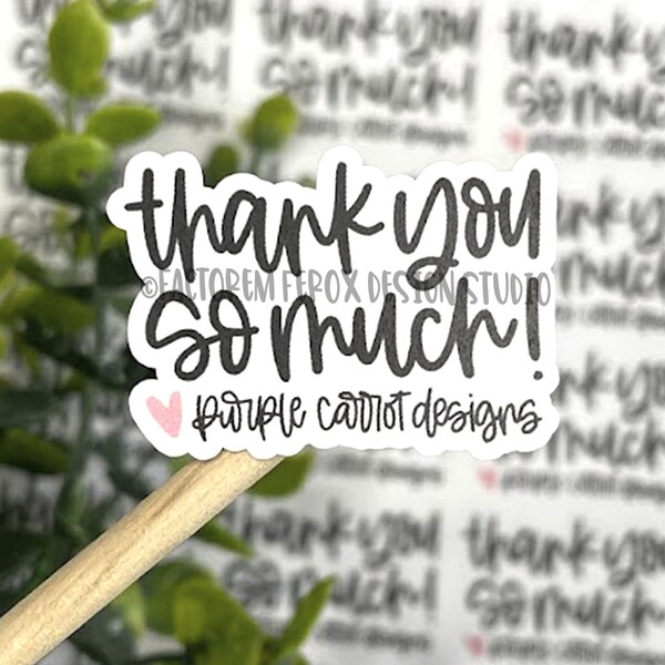 Thank You Stickers Business - Etsy