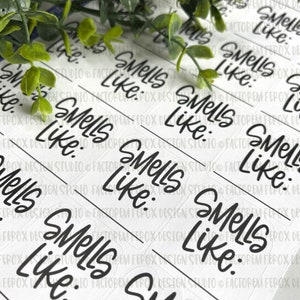 Blank Scent Label ©, Packaging Supplies, Candle Label, Wax Melt, Scent ...
