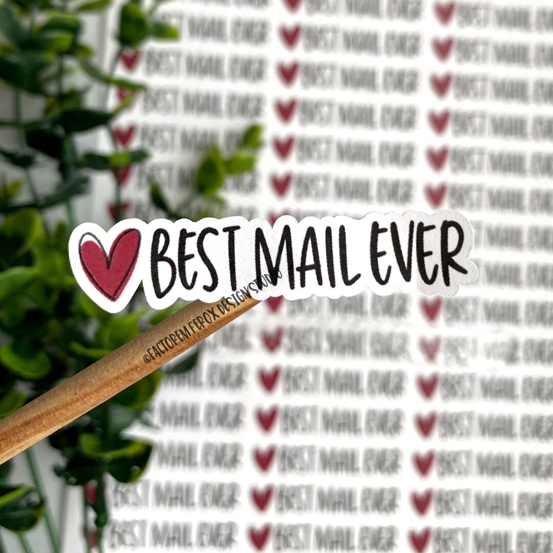 Best Mail Ever Sticker©, Etsy Sticker, Packaging Supplies, Etsy ...