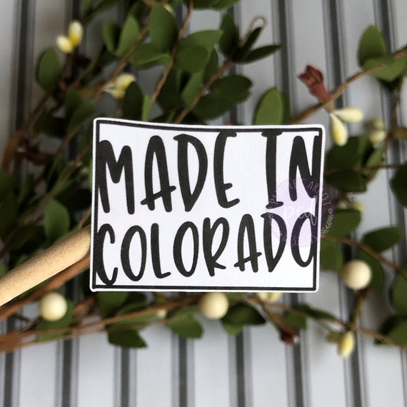 Made In Sticker State Sticker Homemade Sticker Etsy | Etsy