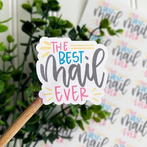 The Best Mail Ever Has Arrived Sticker© Etsy Sticker - Etsy