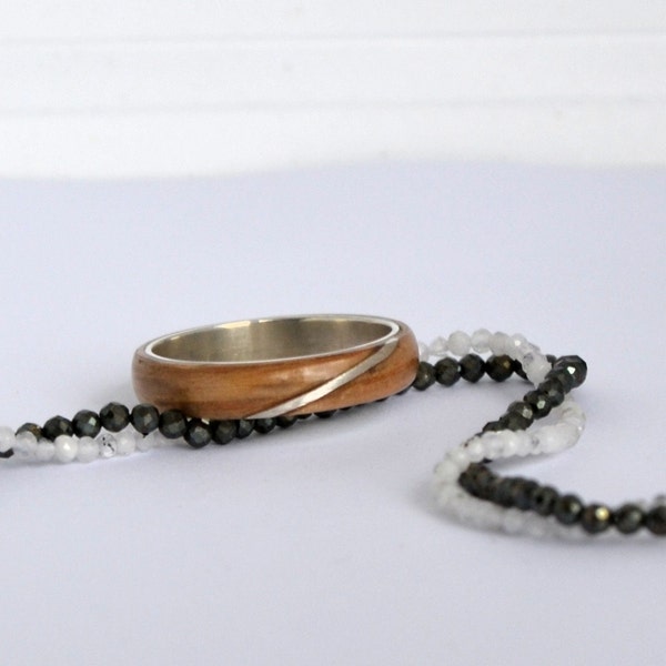 Wood Silver Jewelry - Etsy