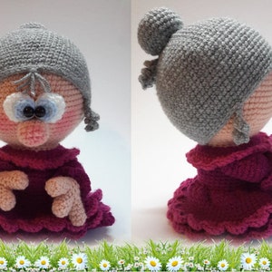 Crochet Pattern Kobold Omi, Amigurumi - Etsy