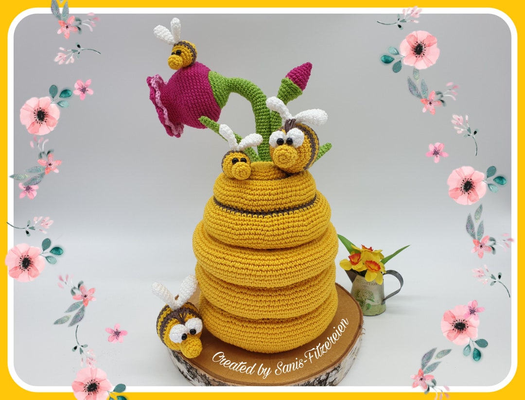 Crochet Pattern Bee House - Etsy