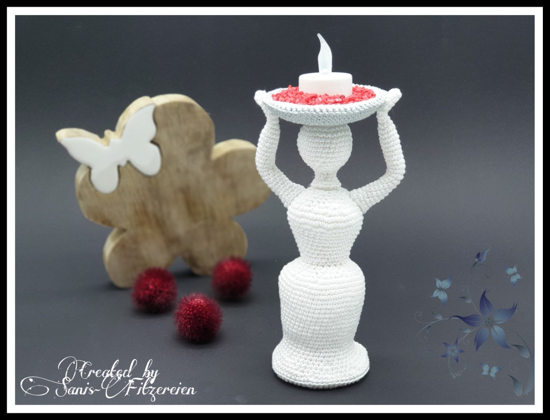 Crochet Pattern Tea Light Holder miss - Etsy