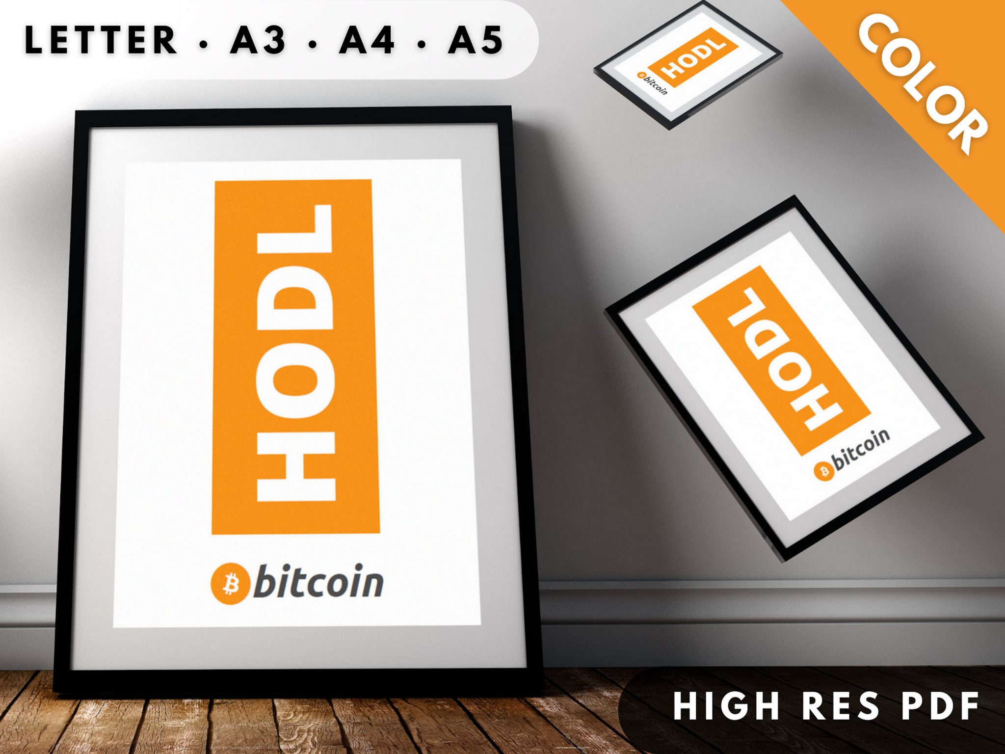 Bitcoin Wall Art Printable. 'don't Trust. Verify' Quote. Digital Wall ...