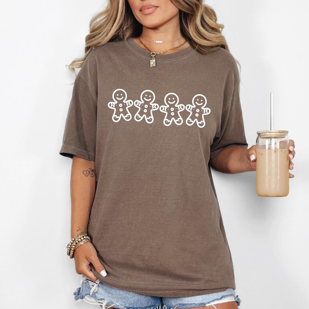 Gingerbread Man DTF Transfers, Custom DTF Transfer, Heat Transfers, DTF ...