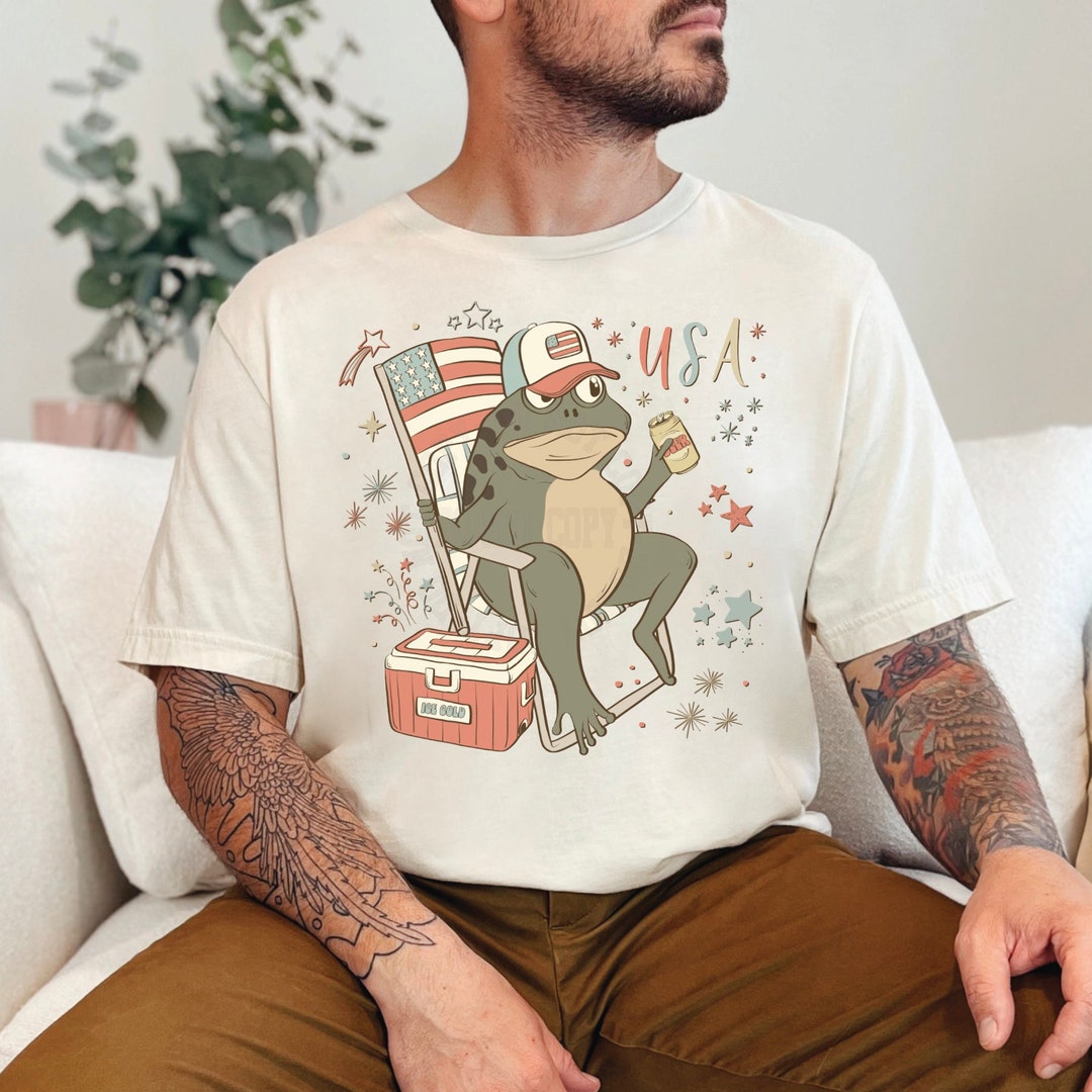 4ht of July Frog DTF Transfers, Custom DTF Transfer, Sublimation ...