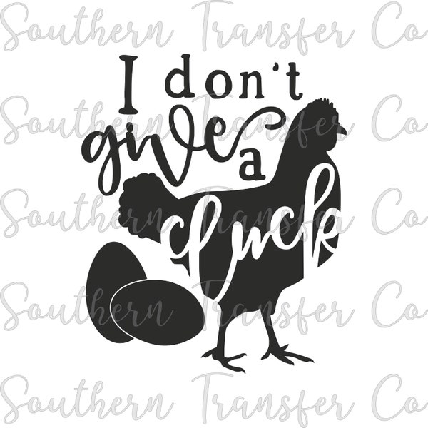 I Dont Give a Cluck Svg - Etsy