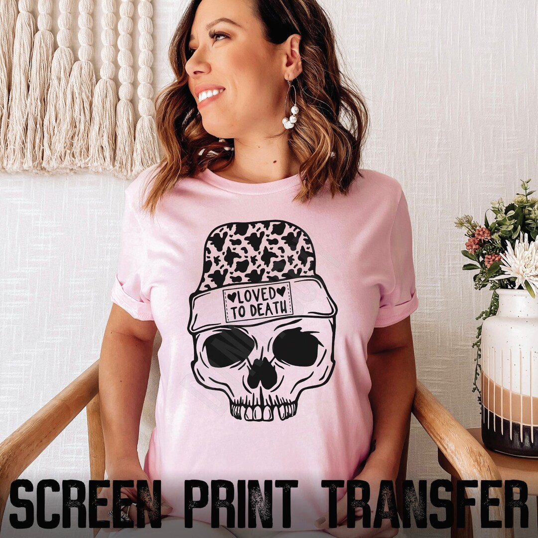 SCREEN PRINT Transfer, Screen Print Transfers Ready for Press, Ready to ...