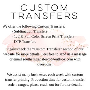 DTF Transfers, Direct to Film, Custom DTF Transfer, Ready for Press ...