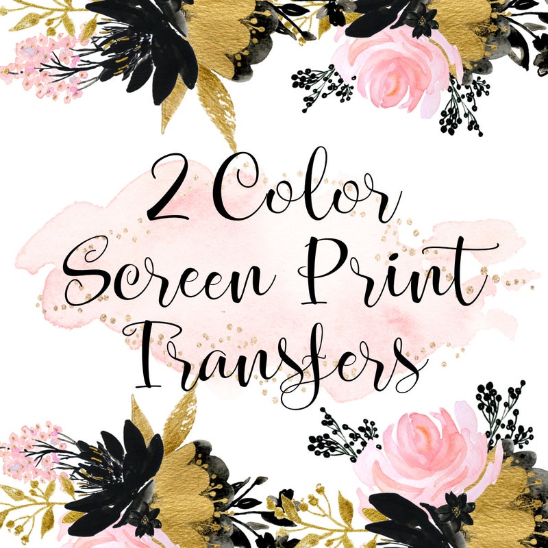 Screen Print Transfers - Etsy