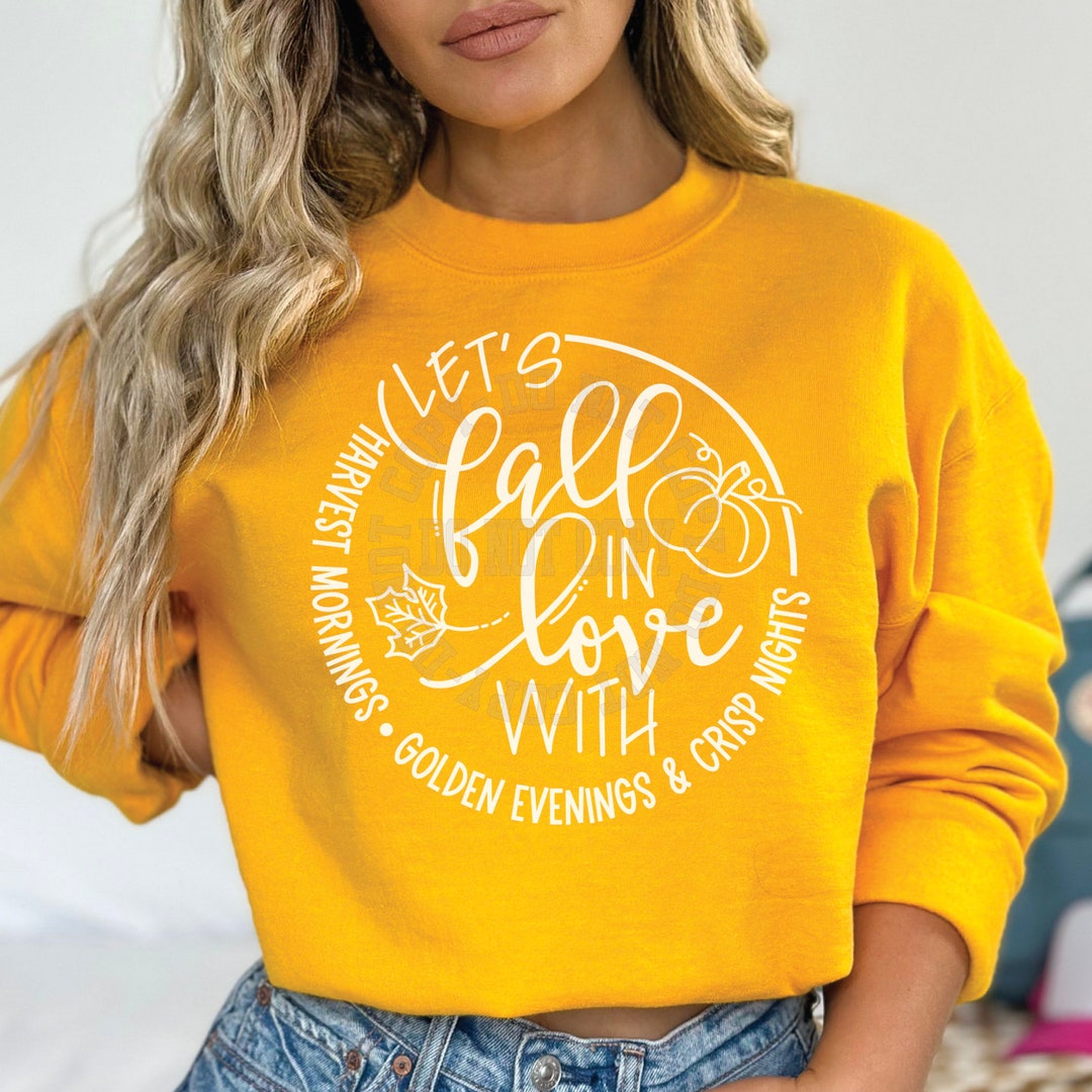 Fall in Love Fall Thanksgiving DTF Transfers, Custom DTF Transfer ...