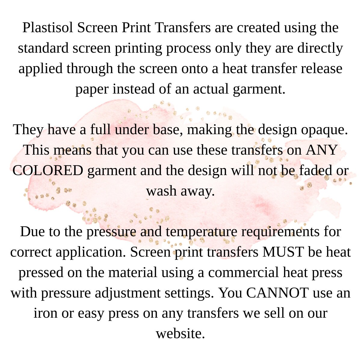 SCREEN PRINT Transfer Screen Print Transfers Ready for Press - Etsy