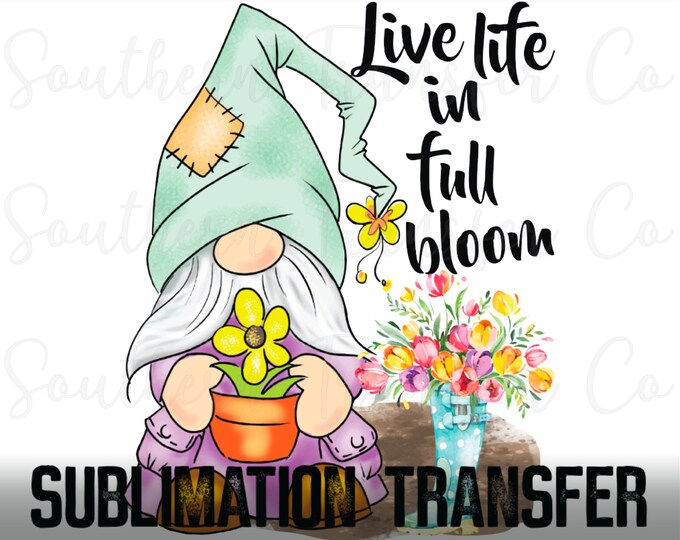 Split Flower Sublimation Transfer, Ready to Press, Heat Press Transfer ...